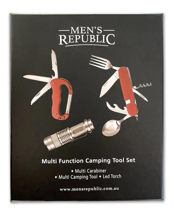 Men's Republic Multi Tool Camping Multifunction Set and Torch – Carbea Imports